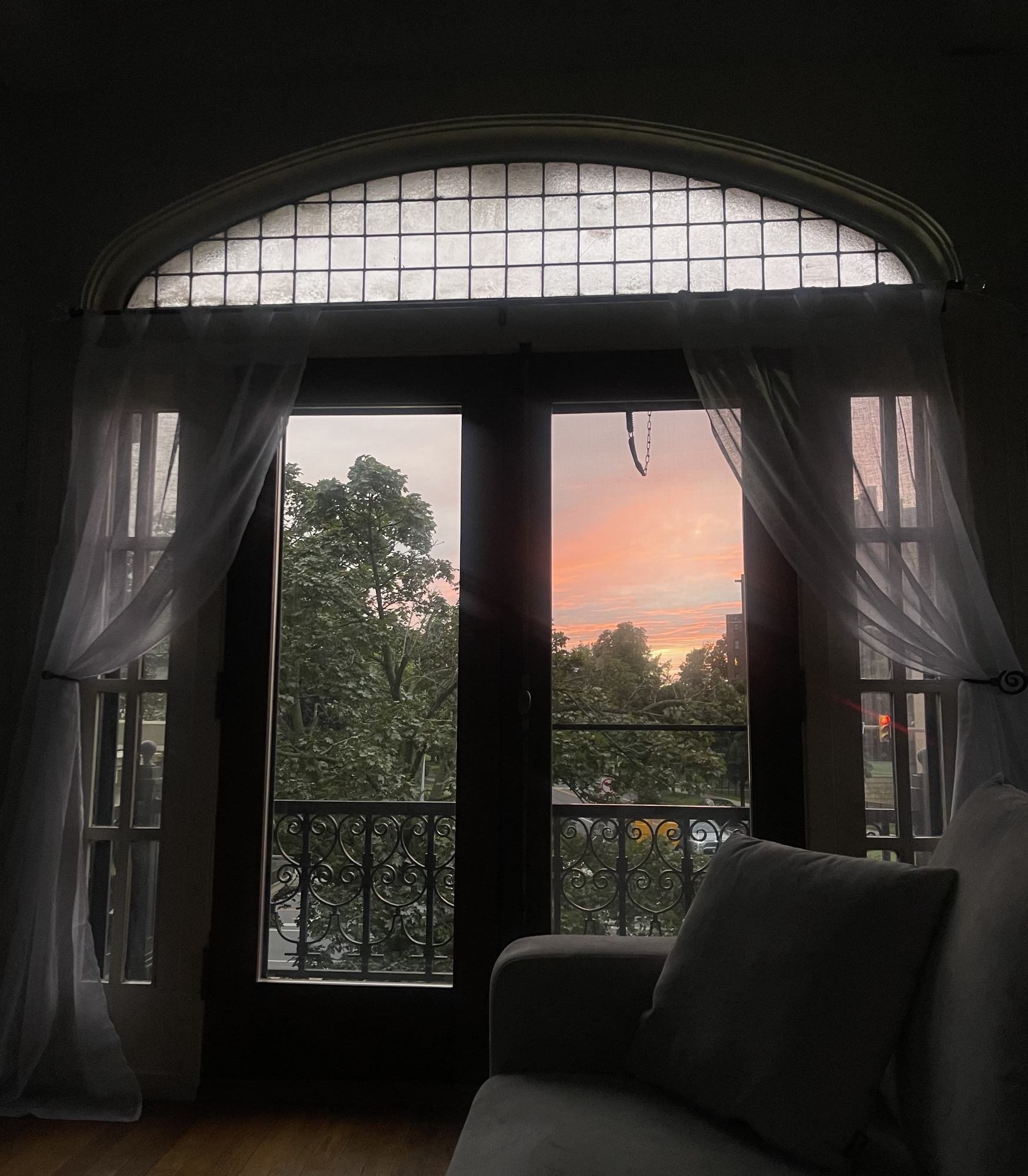 Sunset Through the City Window – Tales from a Mid-Lifer